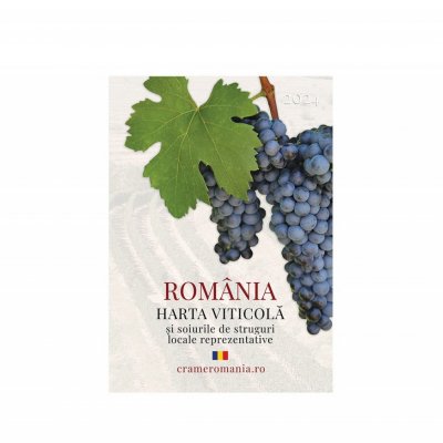 Harta Viticola Romania Pocket: Harta viticolă cu cramele și podgoriile ...